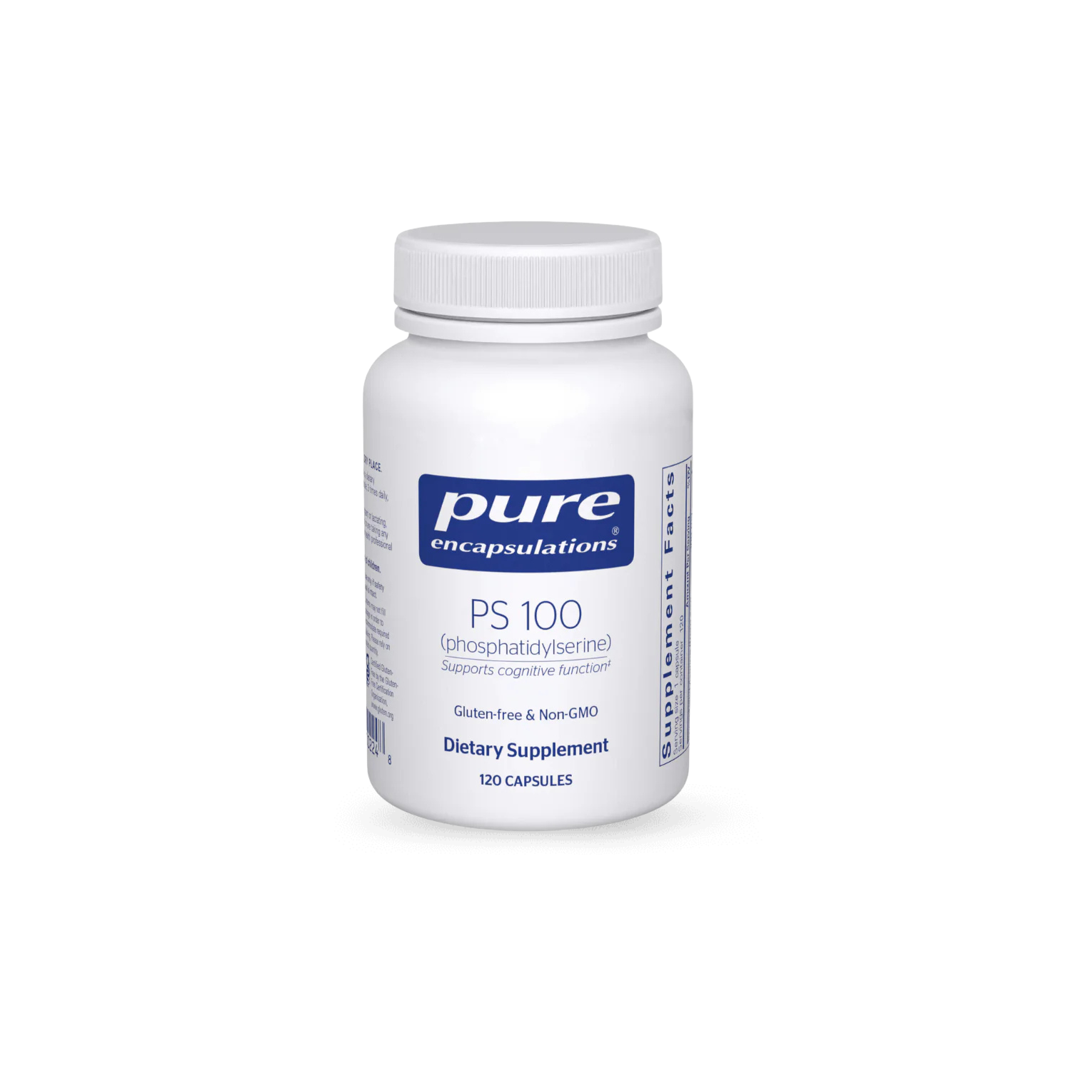 Pure Encapsulations PS 100 (phosphatidylserine) 60 Capsules | deLancel ...
